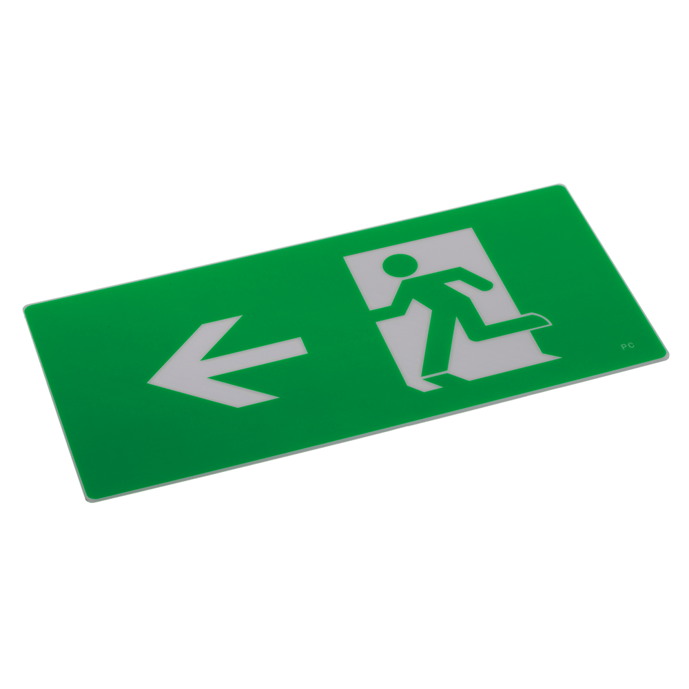 Red Arrow ART/ELL Artemis Exit Legend - Left Arrow – Commercial ...