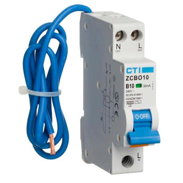 Red Arrow ZCBO10/M RCBO - 30mA Type AC – Commercial Lighting by Right ...