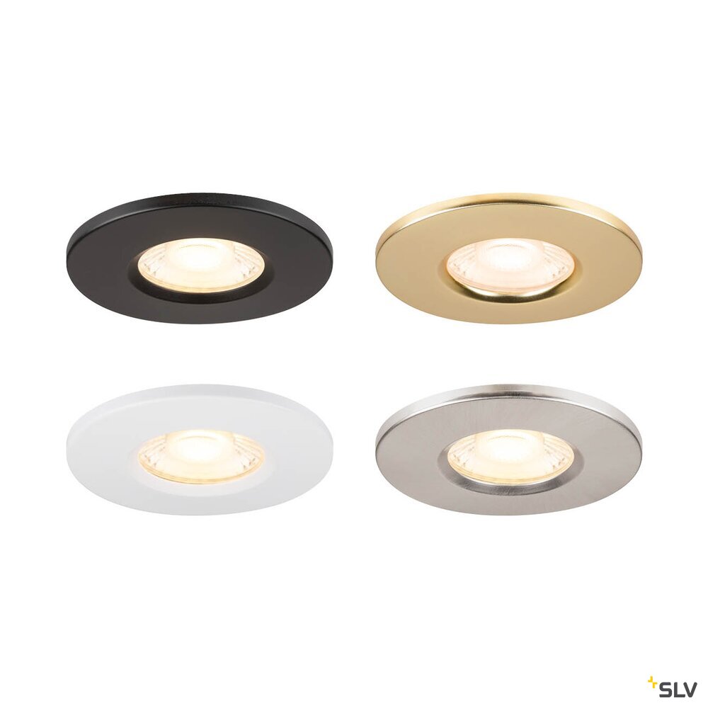 SLV UNIVERSAL DOWNLIGHT PHASE recessed light, IP20, 5-7 W, fixed/pivot ...